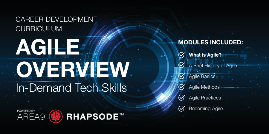 Agile Overview: SkillSoft Adaptive Courseware Powered by Area9 Rhapsode