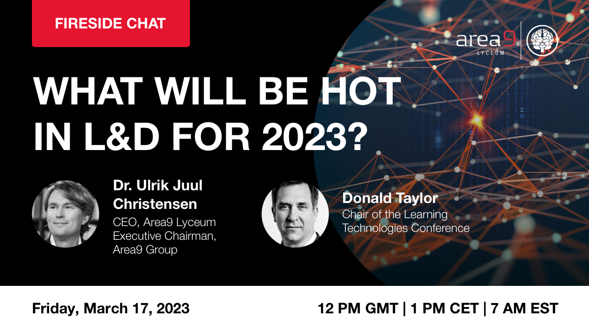 Join the Fireside Chat 2023 | Area9
